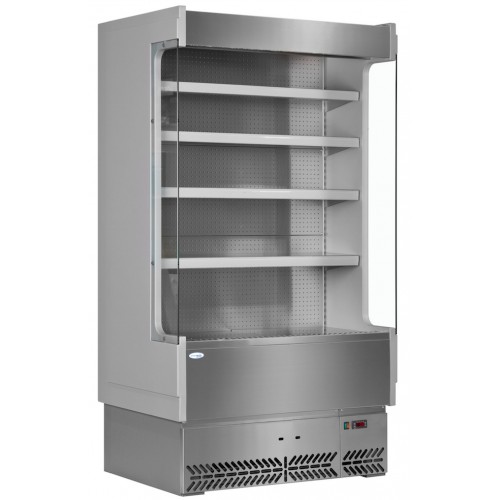 Interlevin SP80-187X: 1.95m Stainless Steel Italia Multideck Fridge